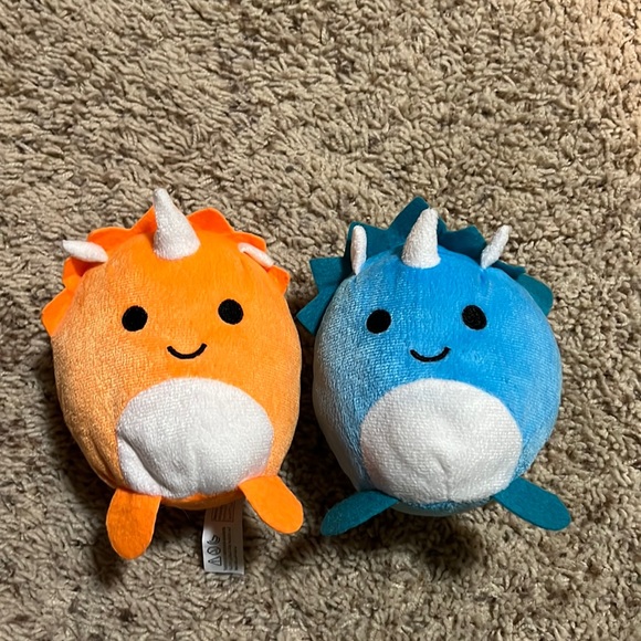 Toys | Brand New Bundle Of Mini Dinosaur Squishmallow Plush Stuffed ...